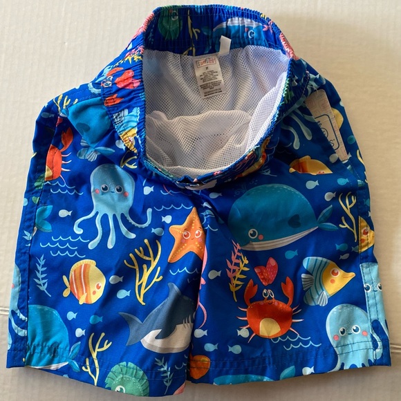 Swiggles | Swim | Swiggles New With Tag Blue With Ocean Life Design ...